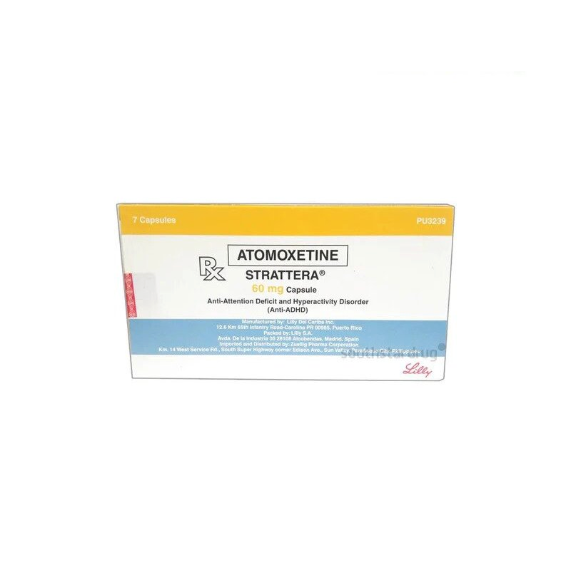 STRATTERA Atomoxetine Hydrochloride 60mg Capsule 1's price in the ...